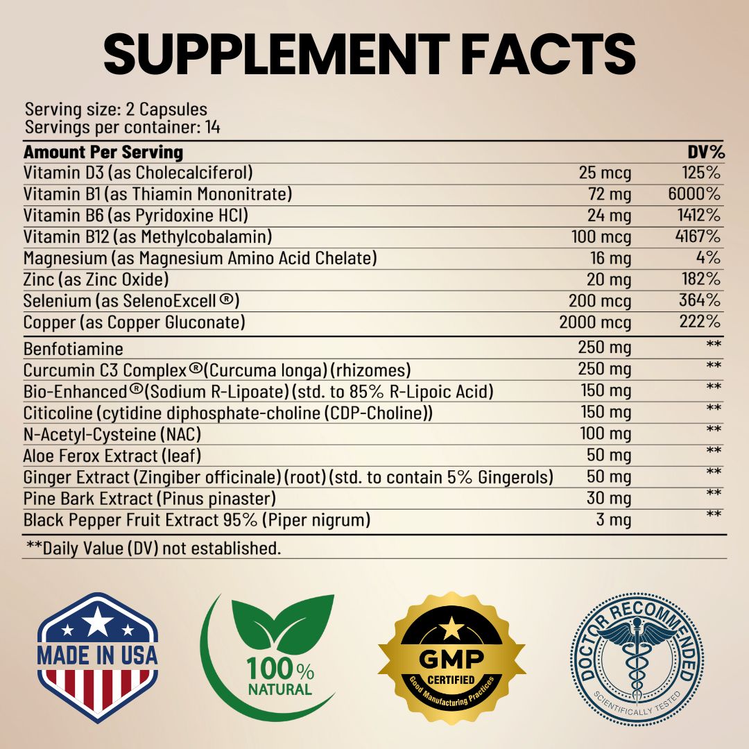 Nerve Matrix™ Nerve Pain Supplement | Order Neuropathy Supplements - Lune